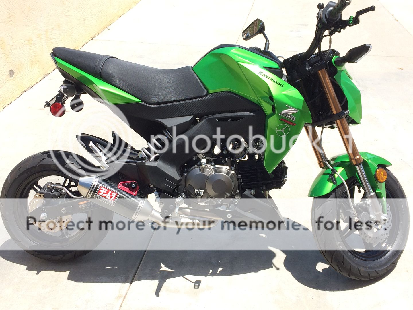 30 miles new bike already doing mods | Kawasaki Z125 Forum