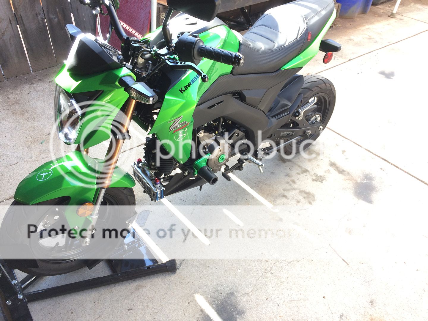 Frame Slider Photos | Kawasaki Z125 Forum